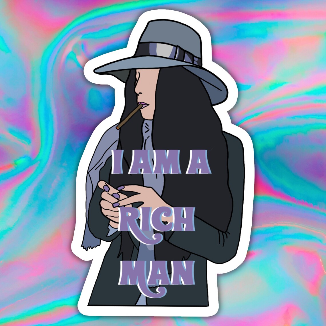 Cher I Am a Rich Man Sticker - Etsy