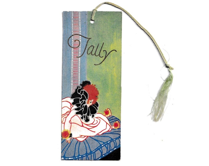 Vintage Unused Bridge Tally Art Deco Columbine for Collecting or ...