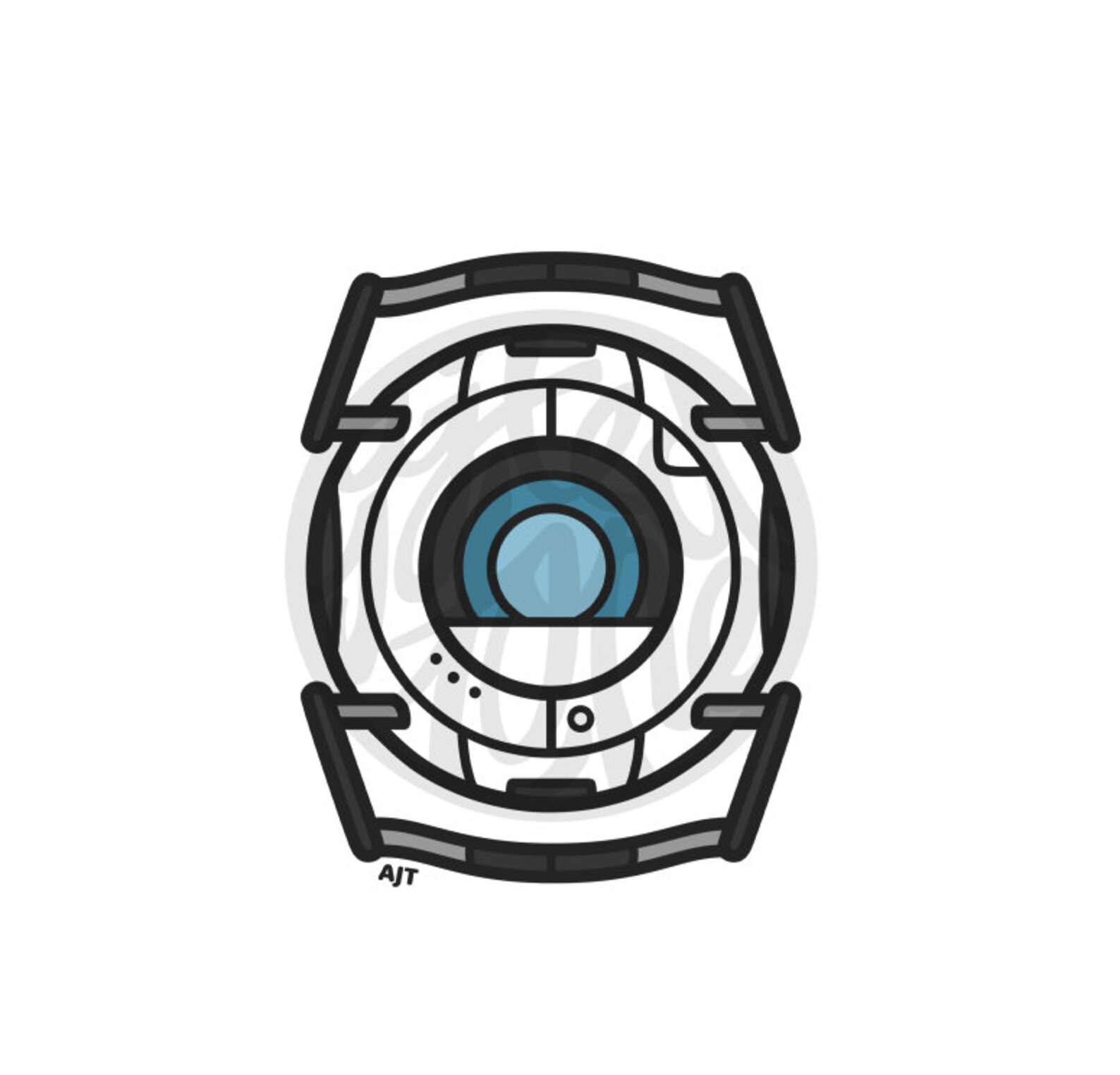 P2: Chell, Wheatley, Glados, Turret Die-cut Stickers - Etsy