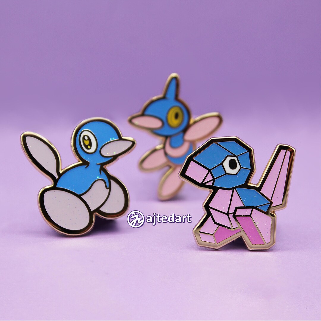 SHINY Porygon.pin: Porygon, Porygon2, Porygonz // 1.25" Character ...