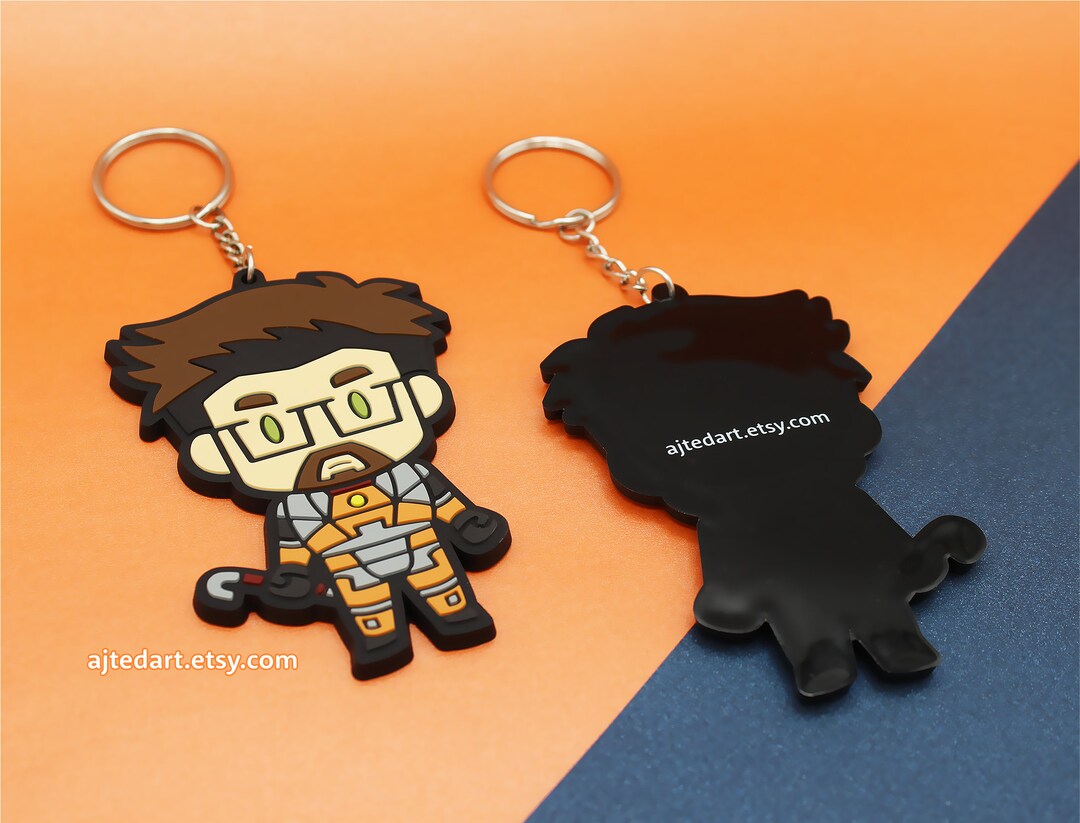 CLEARANCE! HL2: Gordon Freeman // 3.5" Rubber PVC Keychain - Etsy