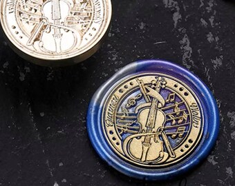 Violin Wax Stamp - Etsy