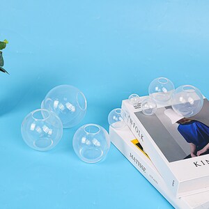 Ball Resin Molds, Ball Silicone Mold for Resin Clay Plaster, 3D Sphere ...