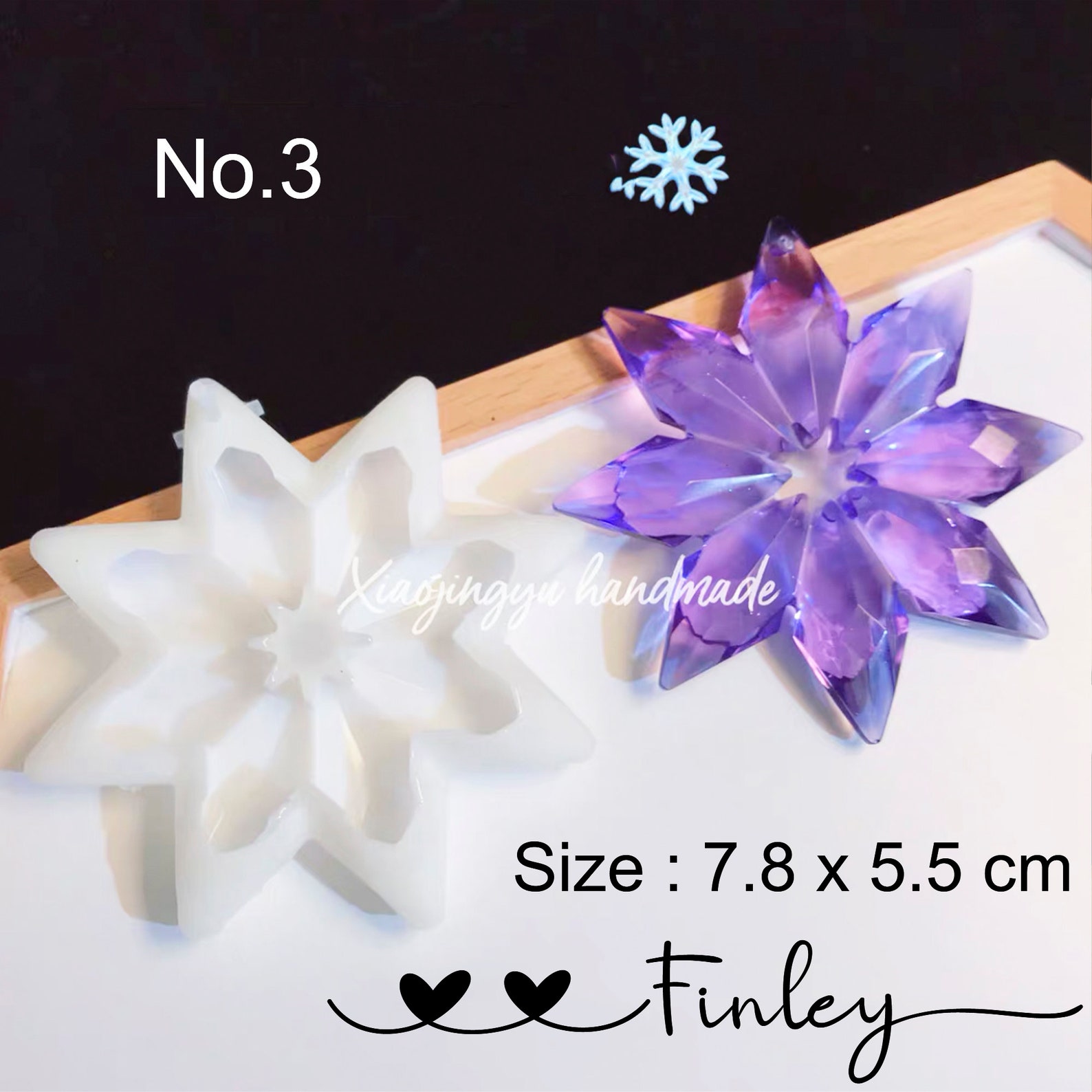Variety Snowflake Tag Mold Resinsnowflake Mold for Home - Etsy