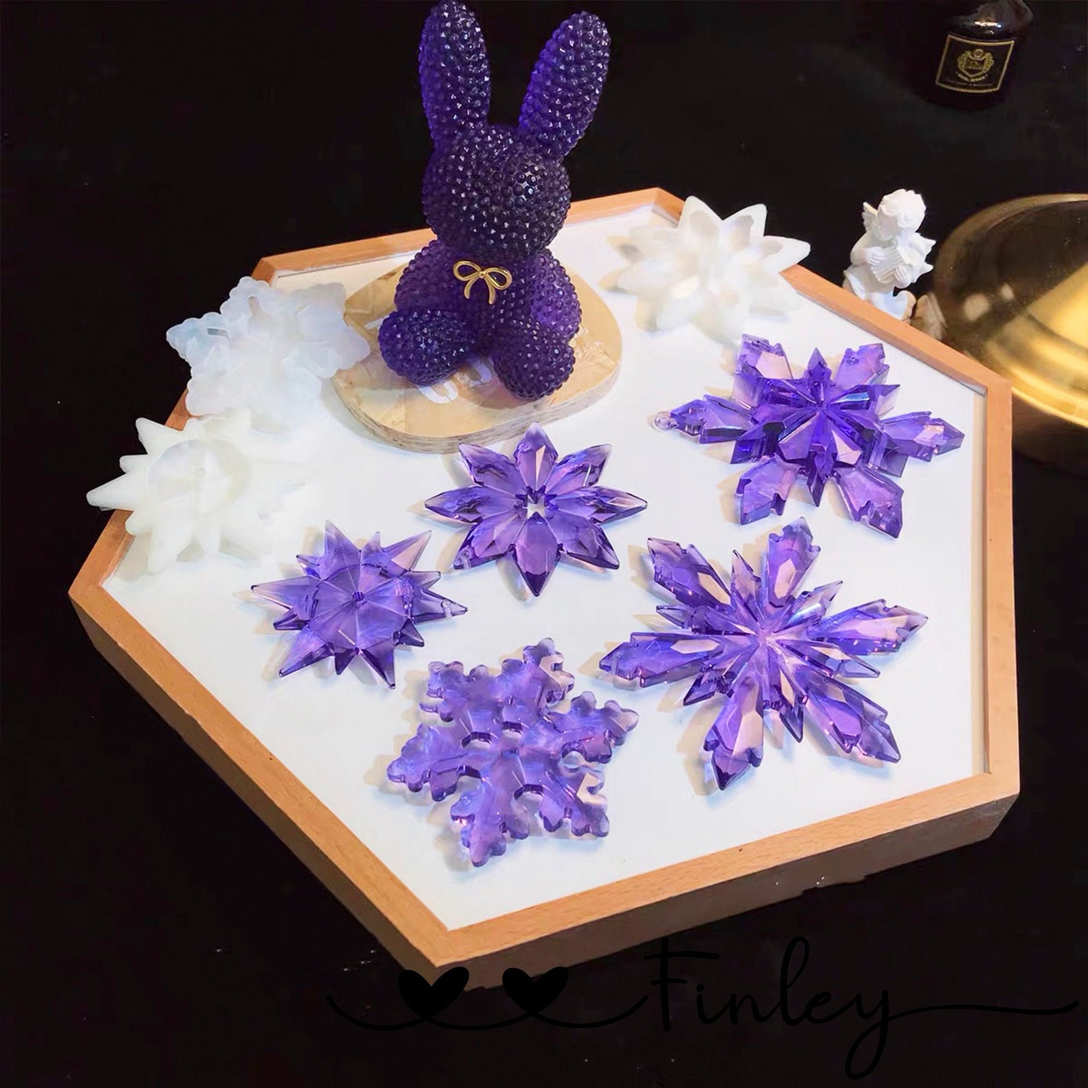 Variety Snowflake Tag Mold Resinsnowflake Mold for Home - Etsy