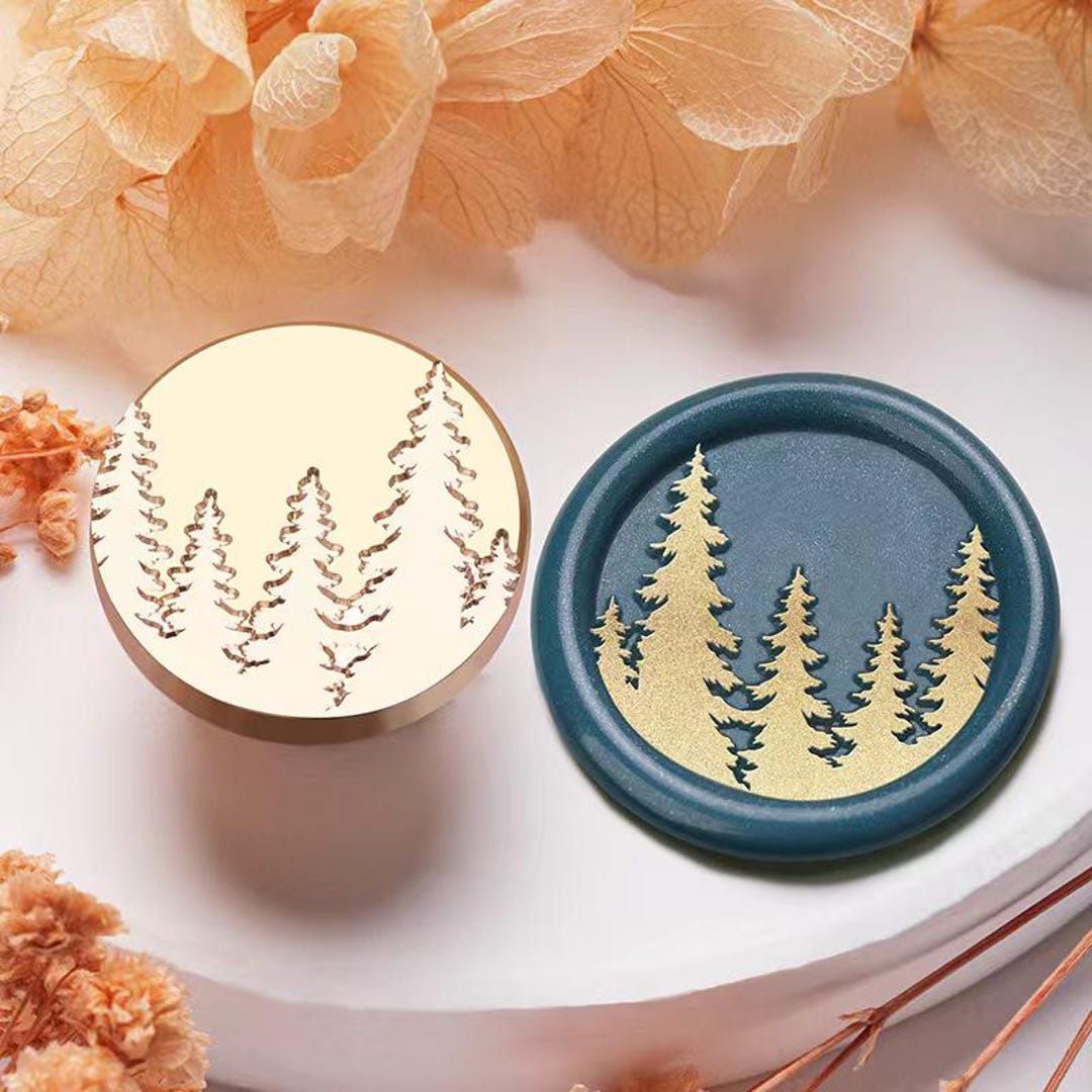 Forest Wax Seal Stamp, Dense Forest Stamp Wax Seals for Invitation ...