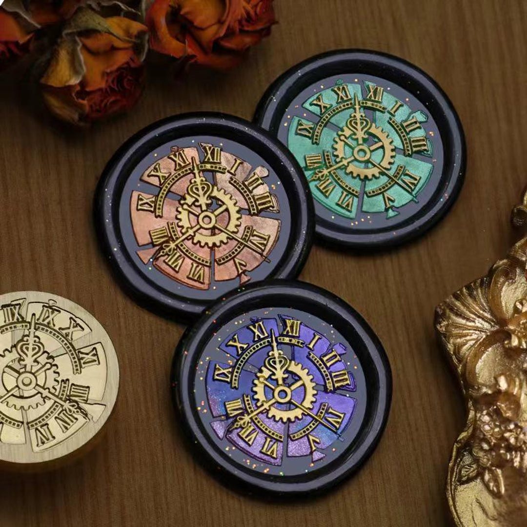 Wax Seal Stamp, Time Stamp Broken Space and Time Wax Seals for ...