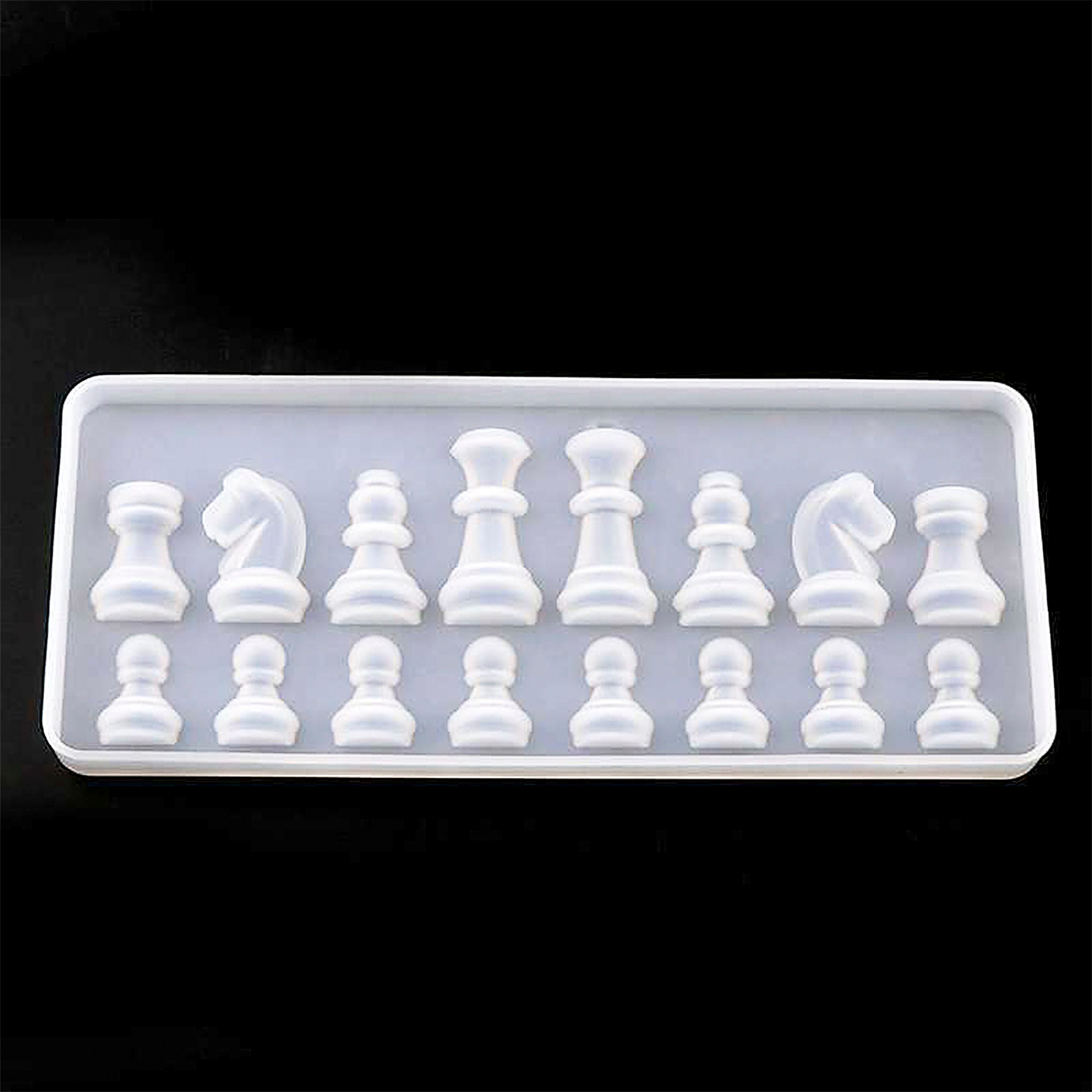 Chess Silicone Mold for Resinchess Set Moldclear Resin Mold | Etsy