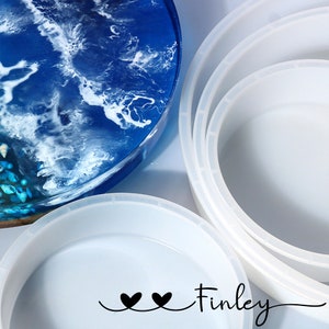 Big Round Resin Molds, Reusable Rolling Tray Mold, 2-14 Inches, Large ...