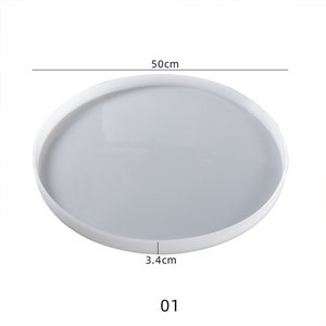 Large Round Resin Molds, Reusable Rolling Tray Mold, Jewelry Holder ...