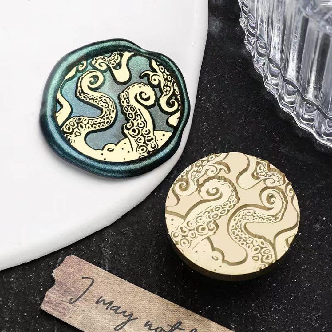 Wax Seal Stamp, Octopus Tentacle Stamp Wax Seals for Invitation ...