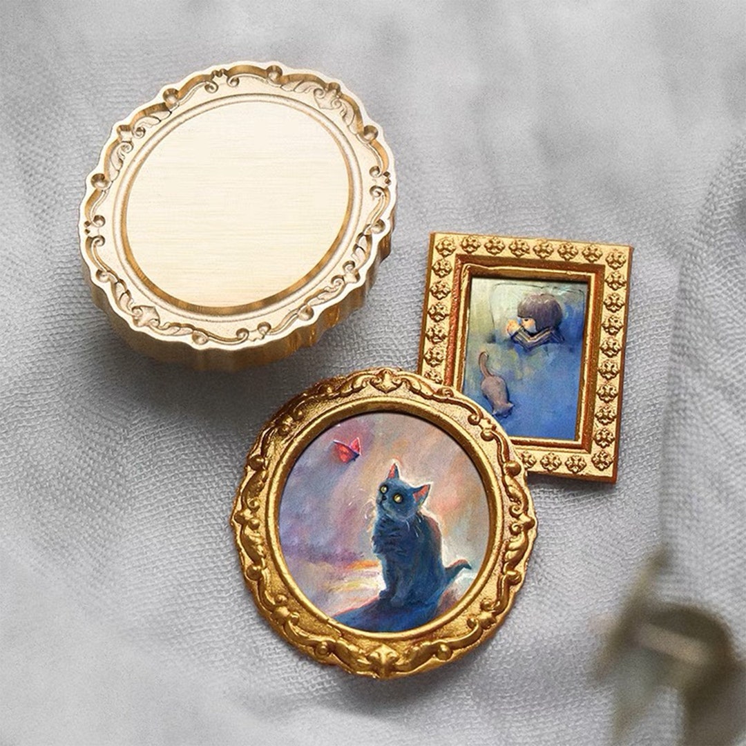 Vintage Frame Wax Seal Stamps, Photo Frame Stamp Wax Seals for ...