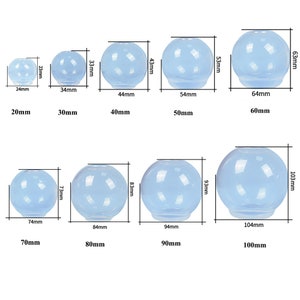 Ball Resin Molds, Ball Silicone Mold for Resin Clay Plaster, 3D Sphere ...