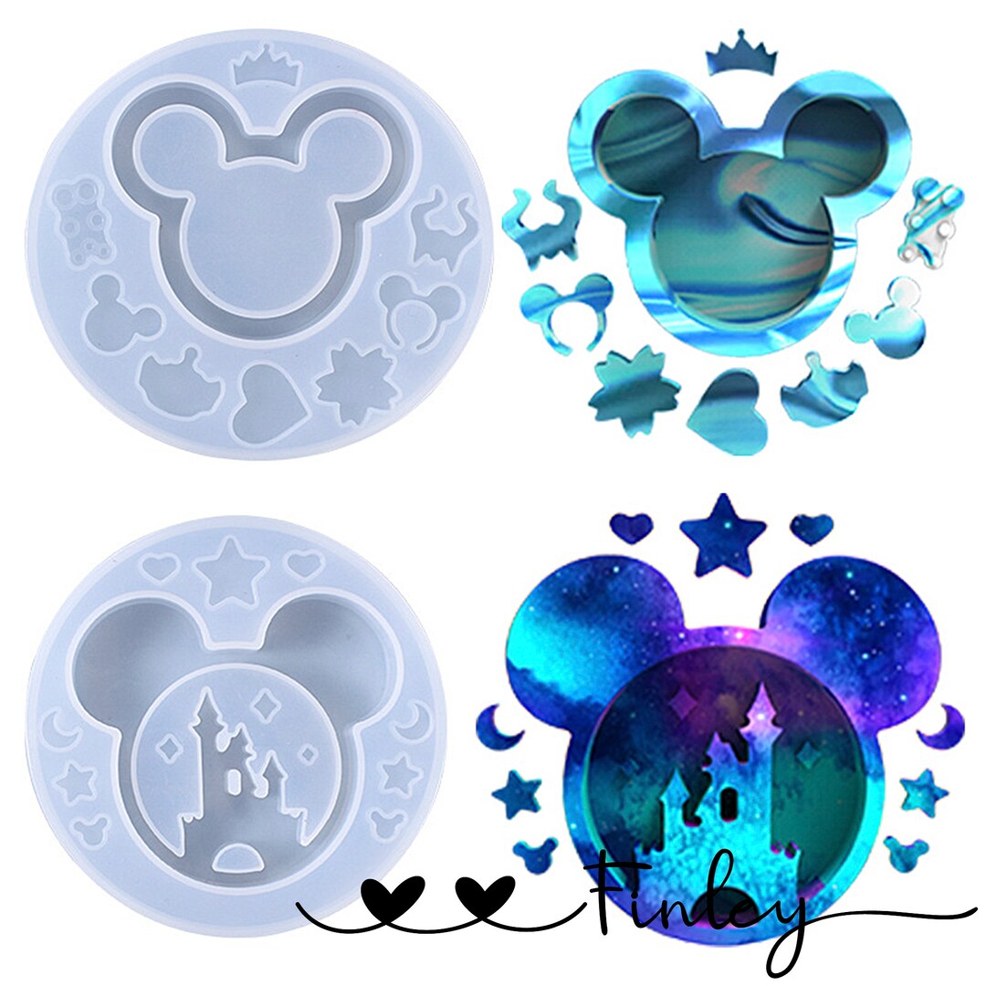 Mickey Head Mold Resin, Mickey Mouse Resin Molds, Mickey Elements ...