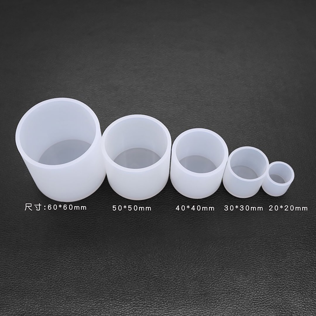 Cylinder Resin Molds, Cylinder Silicone Mold for Resin Clay Plaster ...