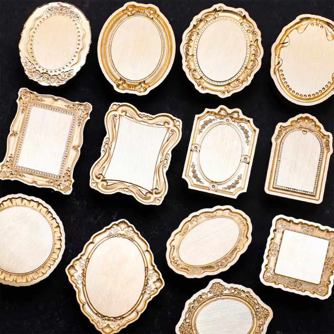 Wax Seal Stamps, Photo Frame Stamp Wax Seals for Invitation Gift ...