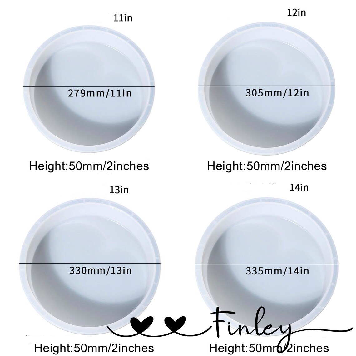 Large Round Resin Molds Reusable Rolling Tray Mold Jewelry - Etsy