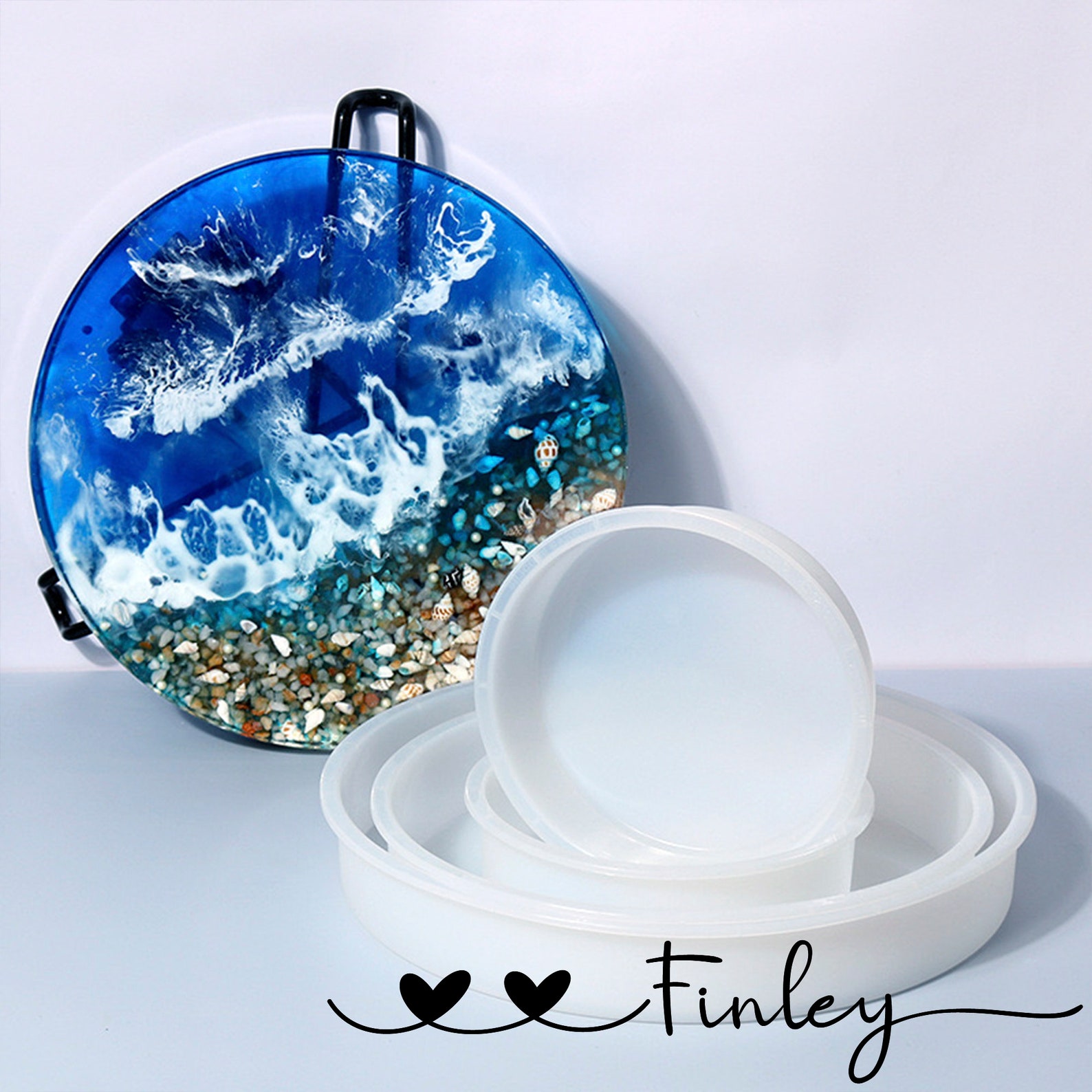 Large Round Resin Molds Reusable Rolling Tray Mold Jewelry - Etsy