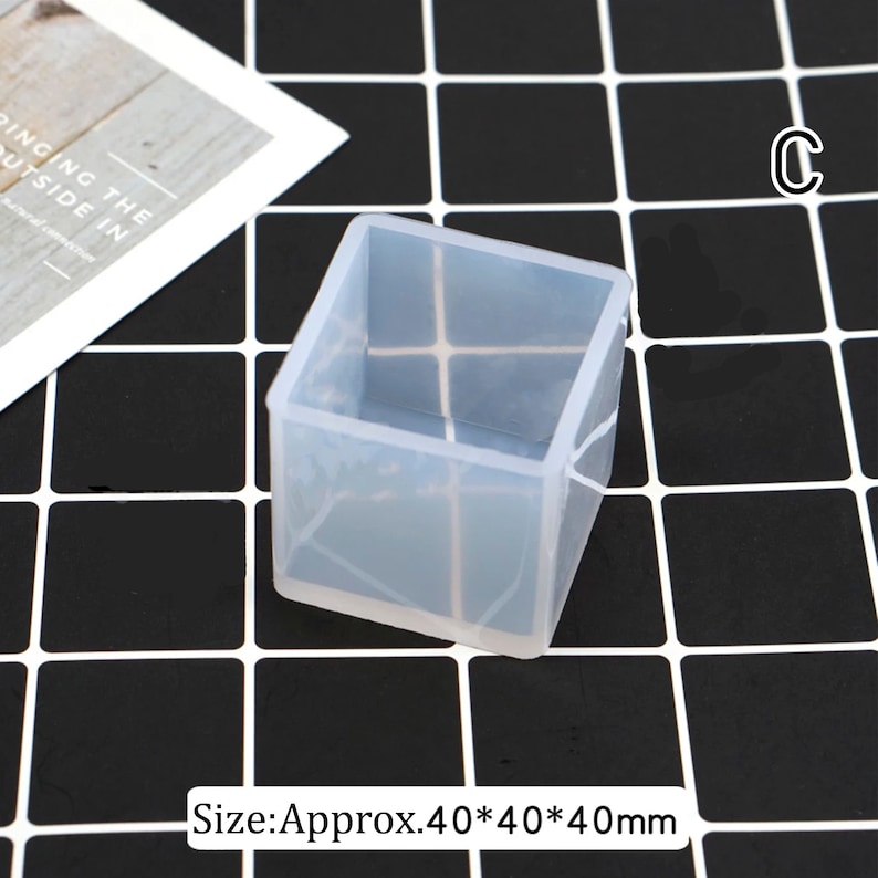 Cube Molds,cube Square Silicone Molds,square Clear Cube Silicone Mold ...