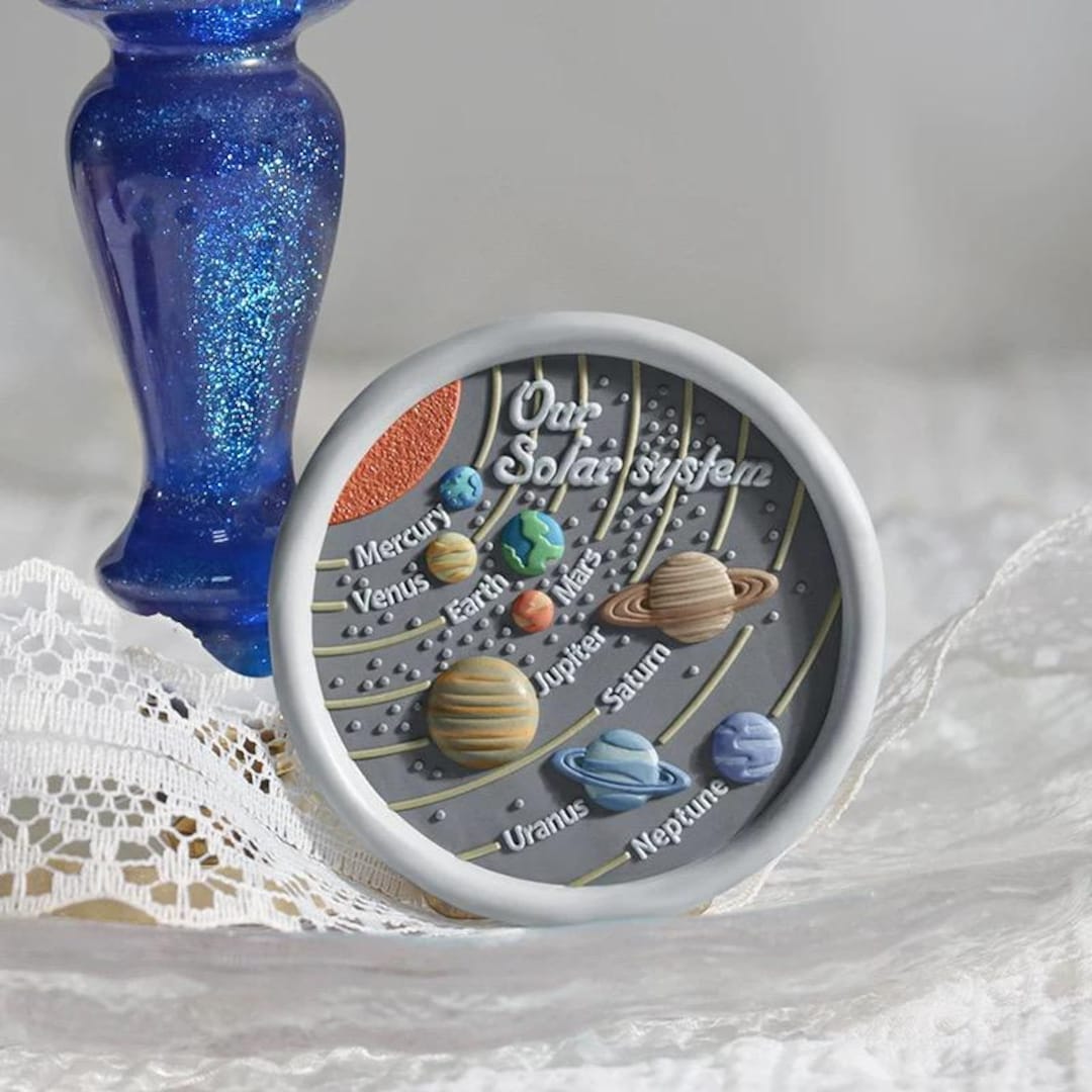 Wax Seal Stamp, Milky Way Galaxy Stamp, Planet Wax Seals for Invitation ...