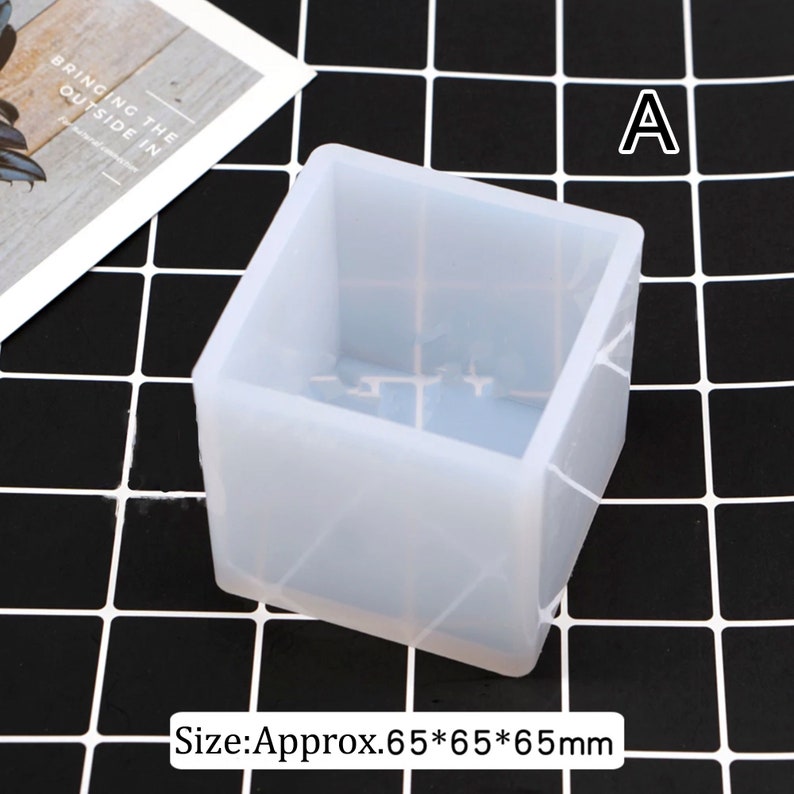 Cube Molds,cube Square Silicone Molds,square Clear Cube Silicone Mold ...