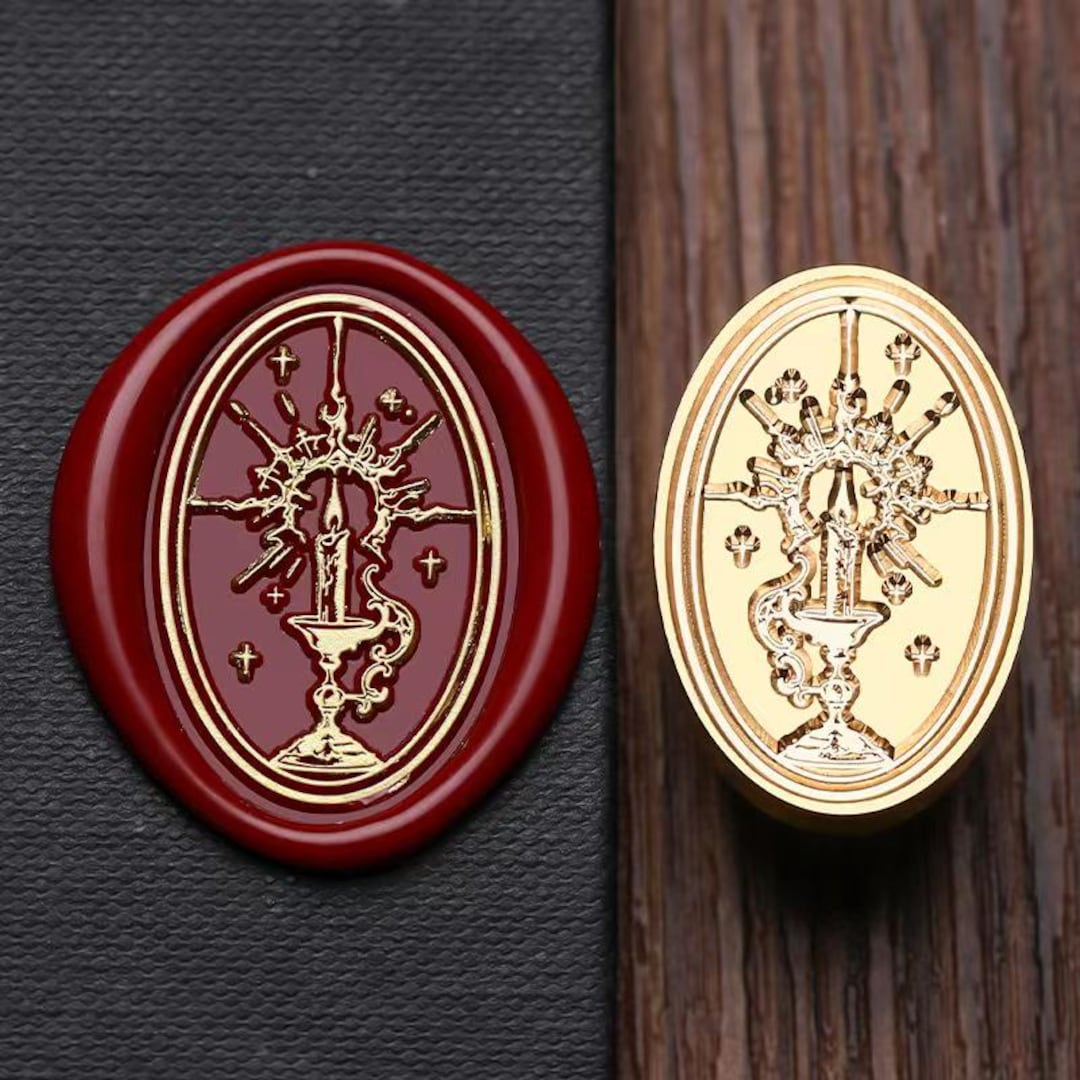 Wax Seal Stamp, Candlelight Stamp, Candlelight Wax Seals for Wedding ...