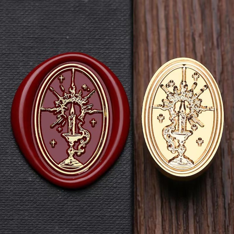 Wax Seal Stamp, Candlelight Stamp, Candlelight Wax Seals for Wedding ...