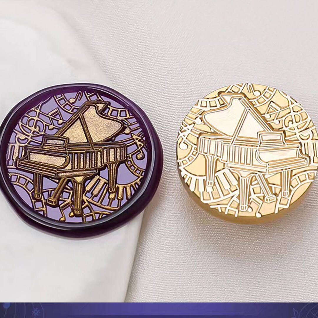 Wax Seal Stamp, Piano Concert Stamp, Concert Wax Seals for Wedding ...