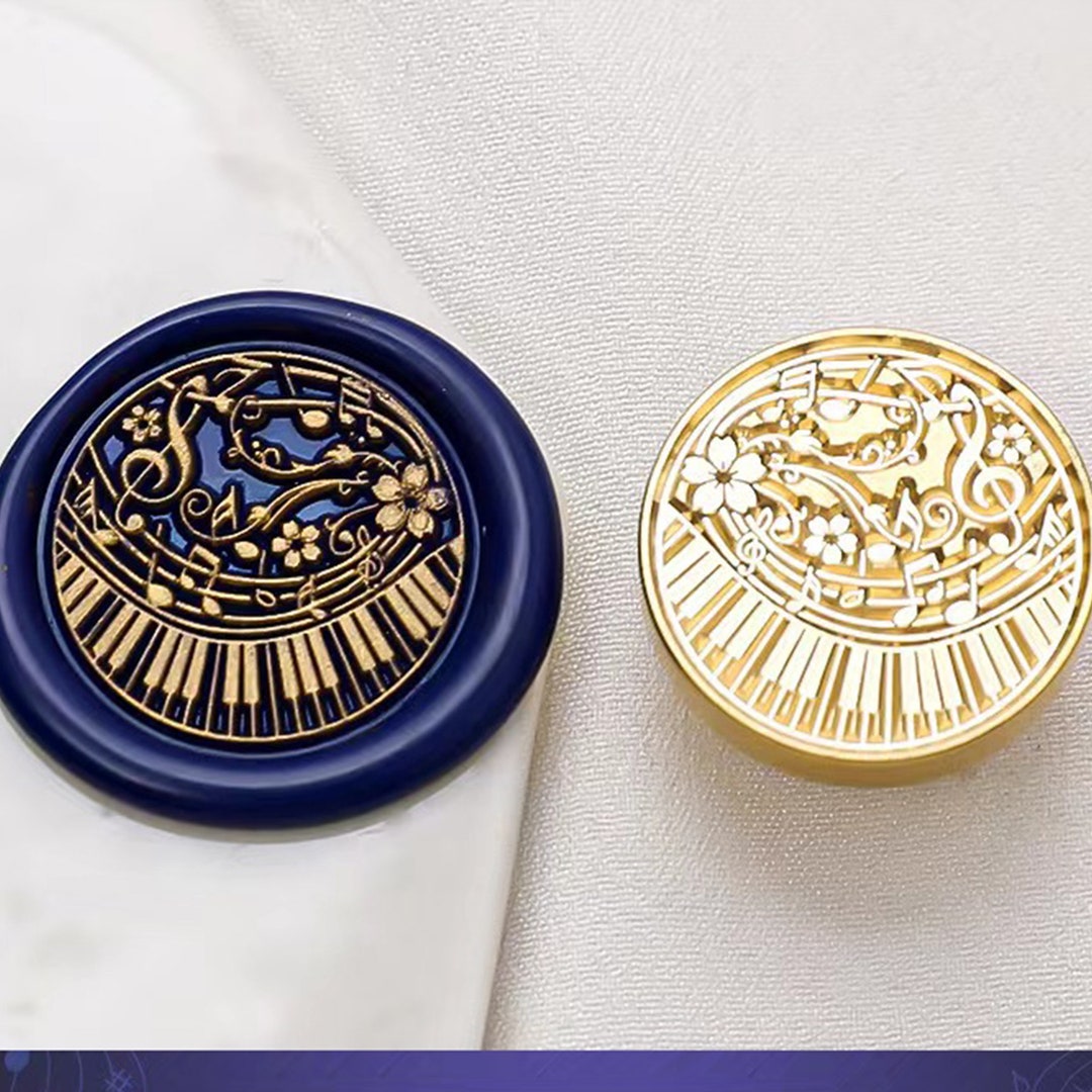 Wax Seal Stamp, the Sound of the Piano Stamp, Wax Seals for Wedding ...