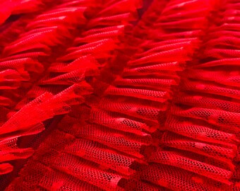 Ruffle Lace Fabric - Etsy