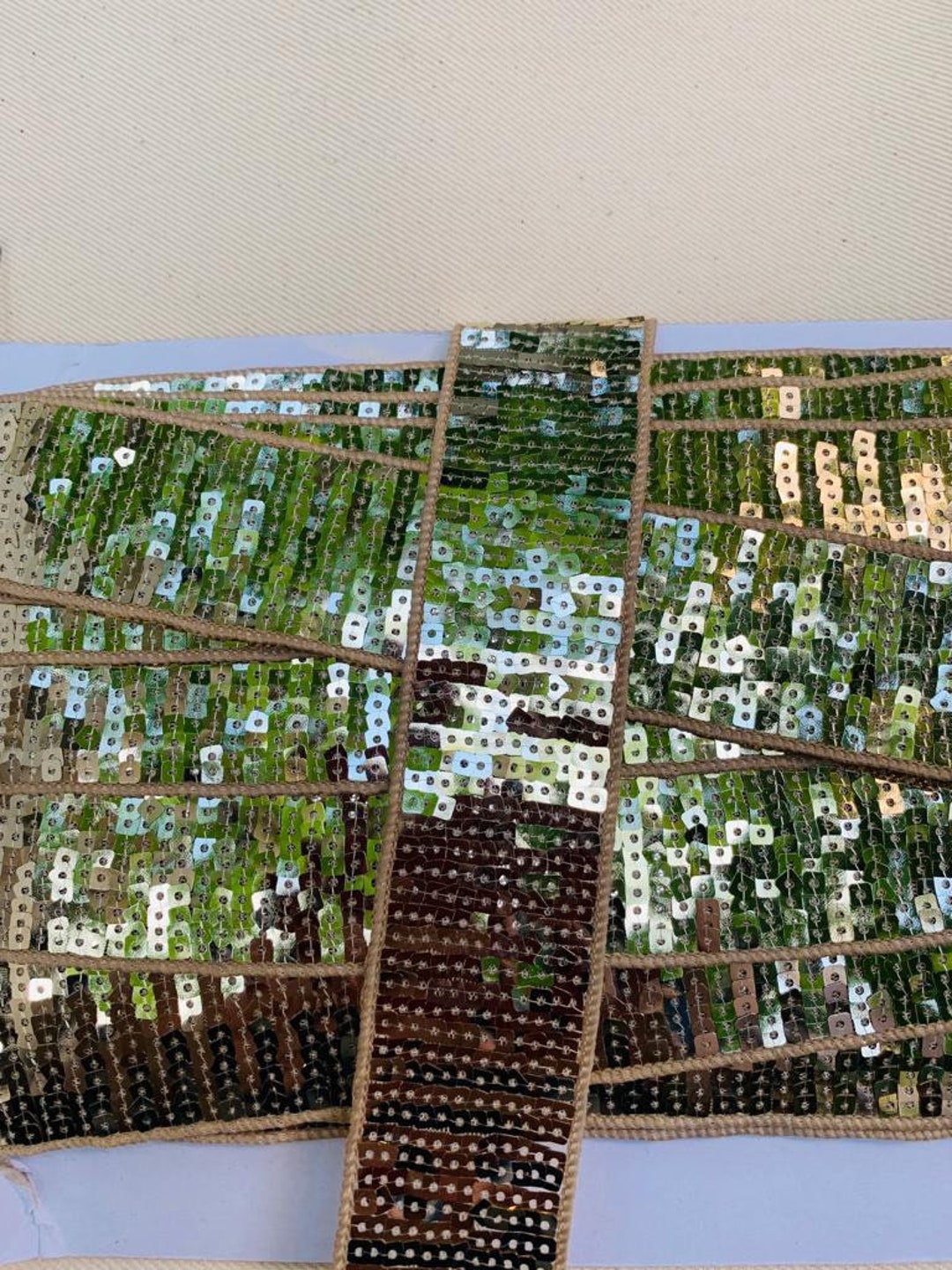 Sequin Metallic Trim Light Sequin Trim Silver Pixel Trim Sequin Trim - Etsy