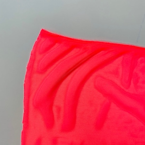Neon Pink Mesh Fabric - Neon Pink Sheer Mesh Fabric - Stretchy Mesh - Etsy