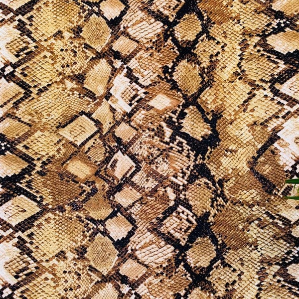 Snake Print Fabric - Etsy