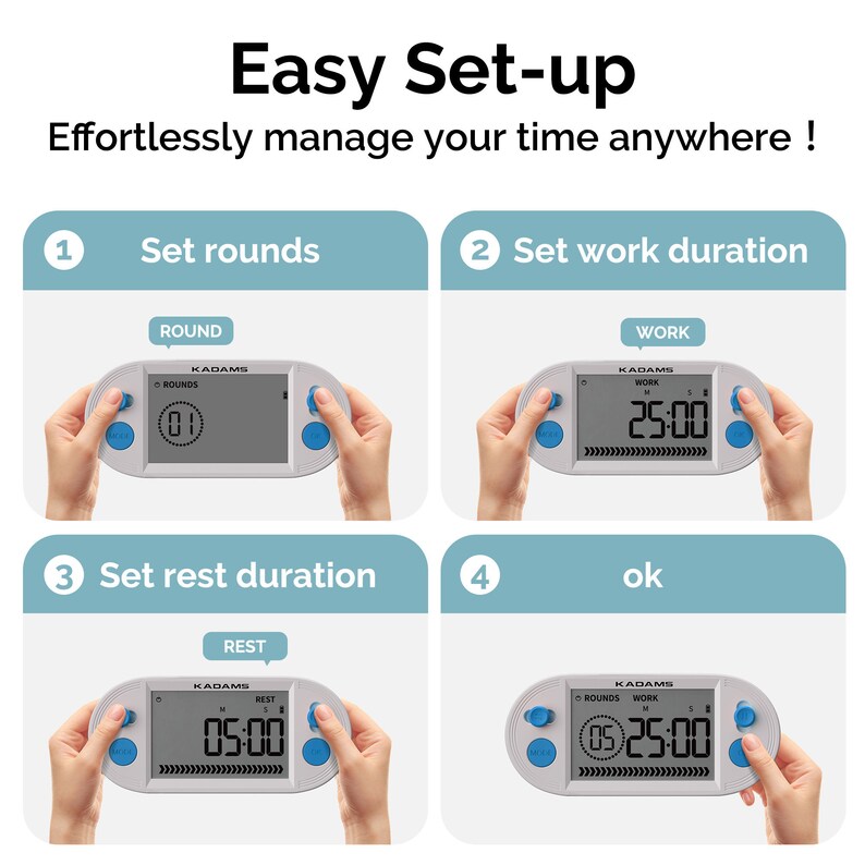 Pomodoro Interval Timer: Count-up Countdown Productivity Timer for ...