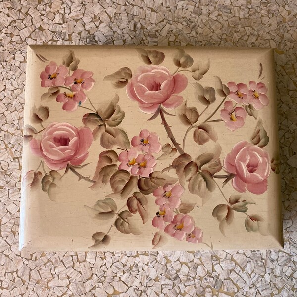 Tole Painted Box - Etsy