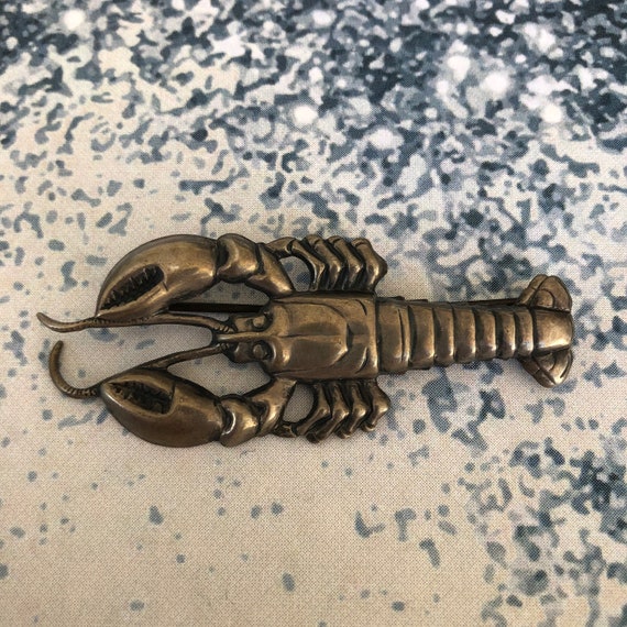 Vintage sterling silver Lobster brooch sea life-vinta… - Gem