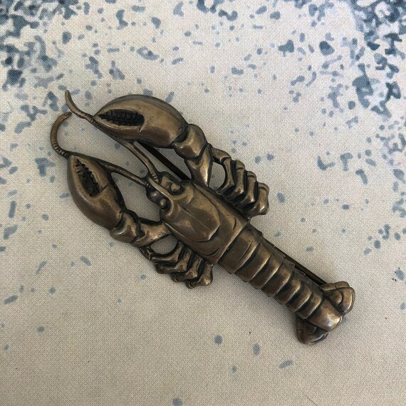 Vintage sterling silver Lobster brooch sea life-vinta… - Gem