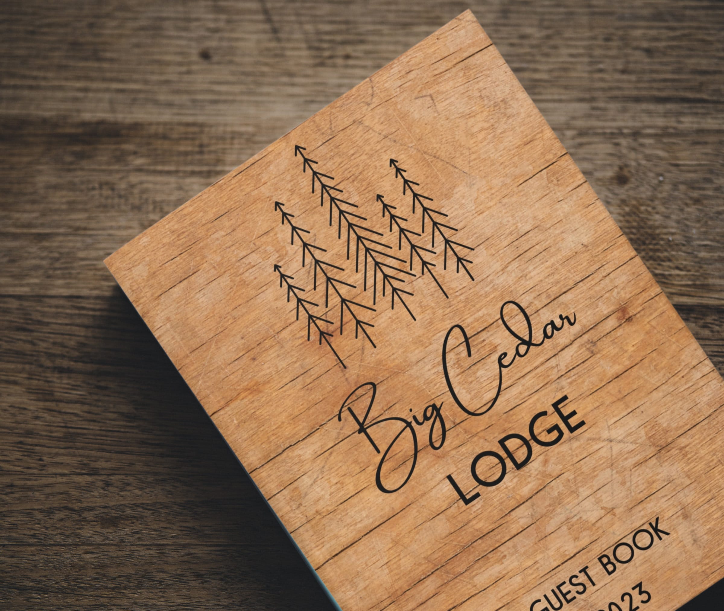 Personalized Cottage Guest Book, Lodge Cabin Vacation Lake Beach House ...