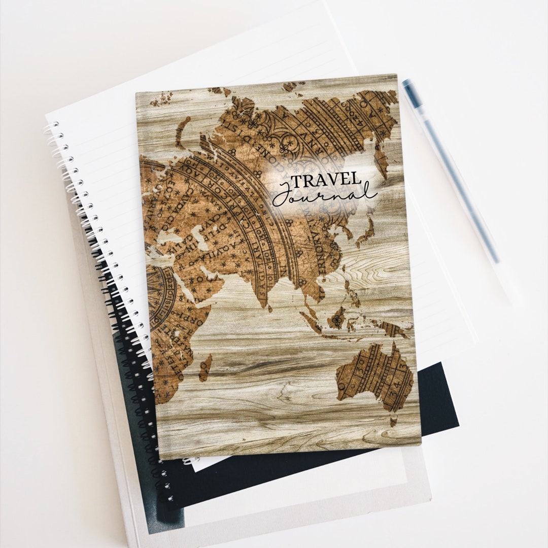 Travel Journal With World Map, Adventures Journal, Memories Journal ...