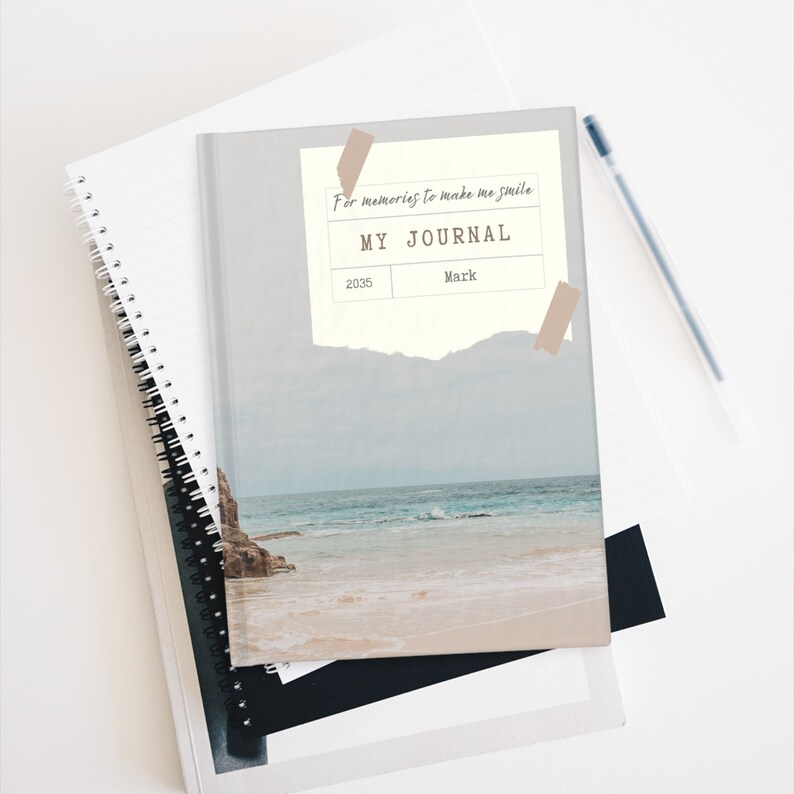 Travel Journal Travel Gift for Women, Custom Beach Journal ...