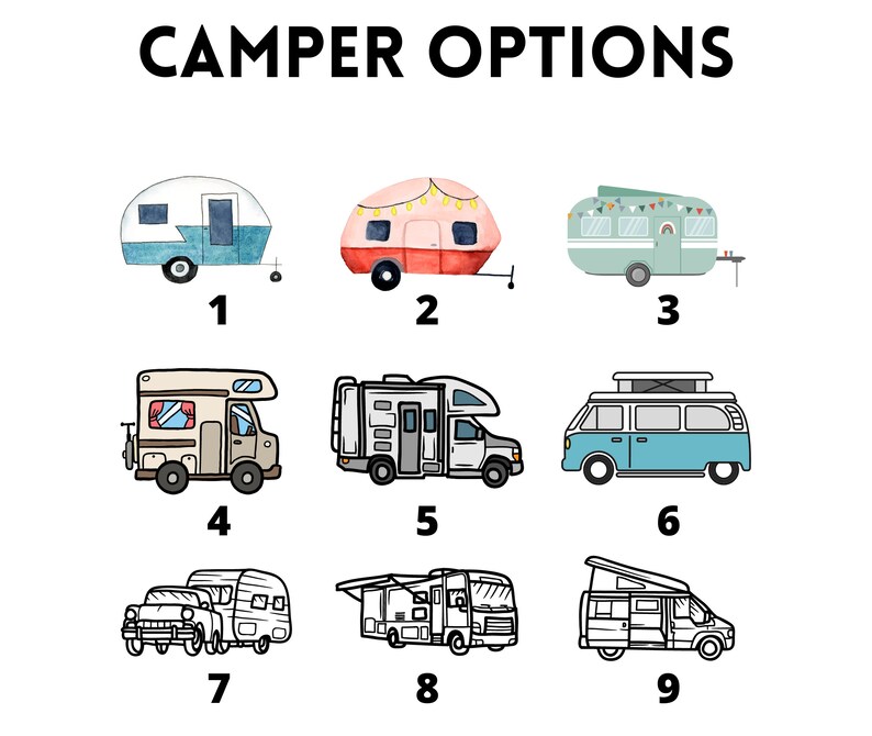 Personalized Camper Journal, RV Notebook, Travel Gift, Camping Journal ...