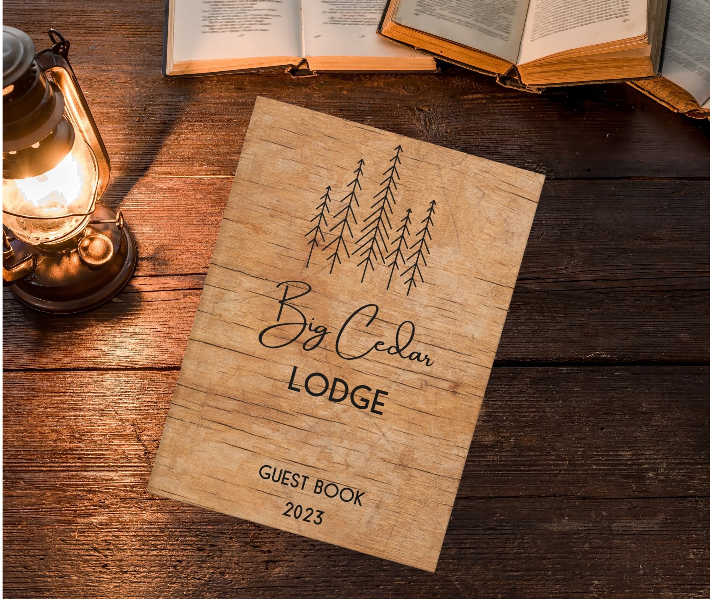 Personalized Cottage Guest Book, Lodge Cabin Vacation Lake Beach House ...