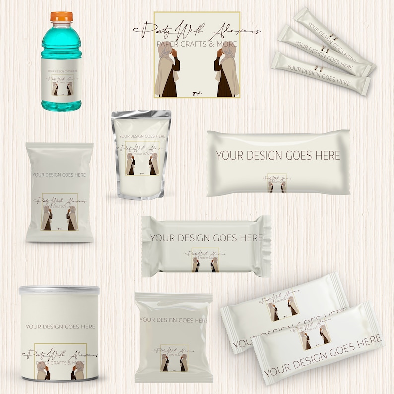 Custom Treats - Party Favors - Digital - Etsy