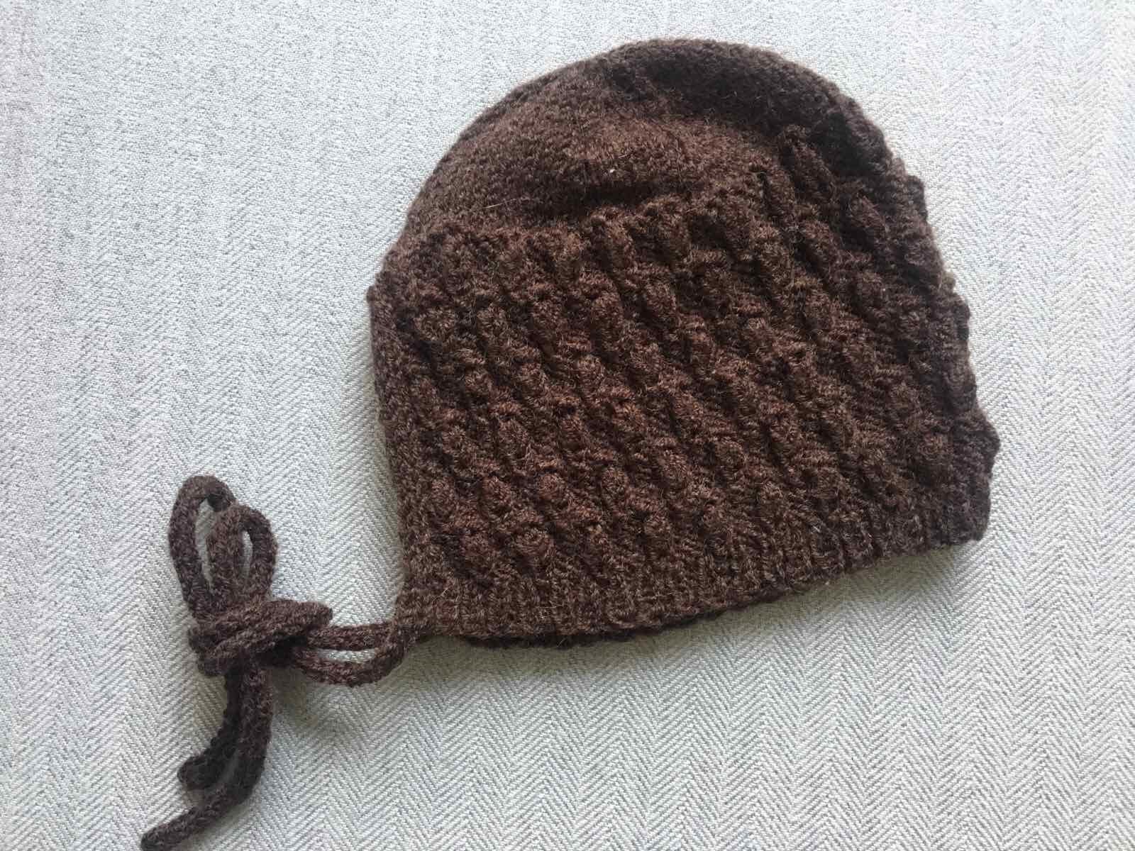 Merino Wool Warm Hat Bonnet, Very Soft , Good for Sensitive Skin , Cozy ...