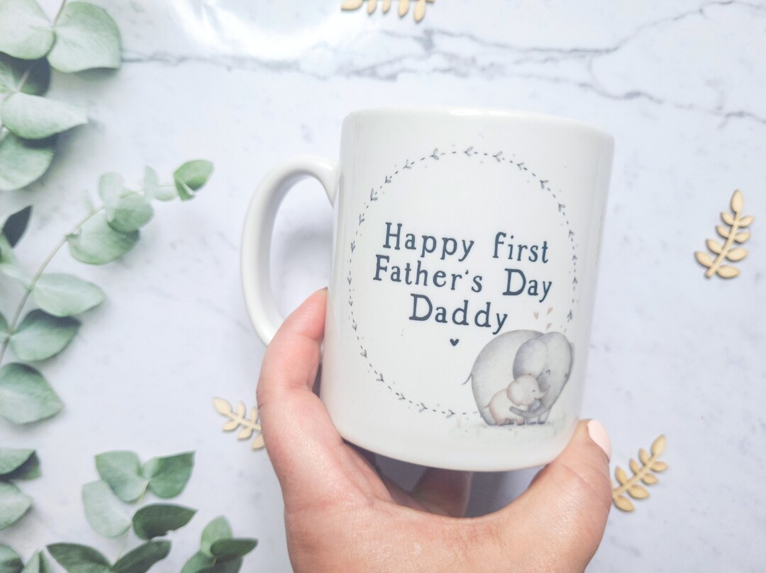 First Fathers Day Mug, First Time Dad Gift, Happy 1st Fathers Day, From ...