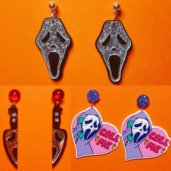 Plastic Ghostface Mask - Etsy