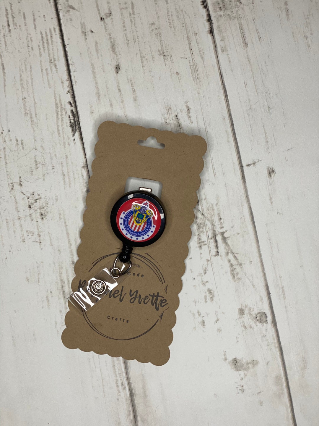 Retractable Badge Holder - Club Guadalajara Chivas Soccer Logo - Liga ...