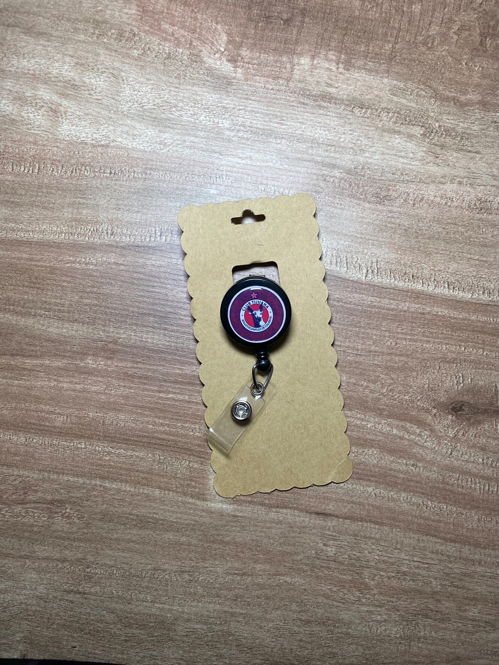 Club Tijuana Xolos Soccer Liga Mx Futbol Retractable Name Badge Reel ...