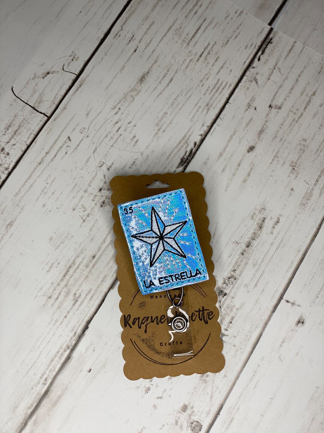Mexican Lotería - La Estrella - Felt Badge Clips | Adorable Character ...