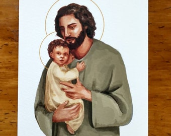 St. Joseph Print | Etsy